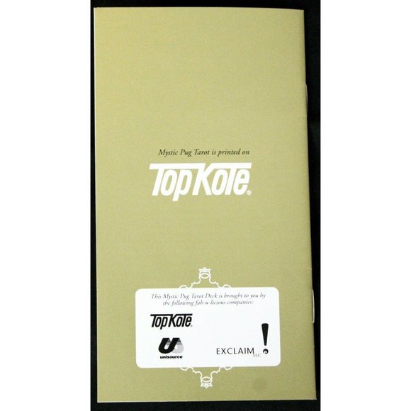 Topkote | Games | Topkote Mystic Pug Tarot Cards Set Promotion Deck ...